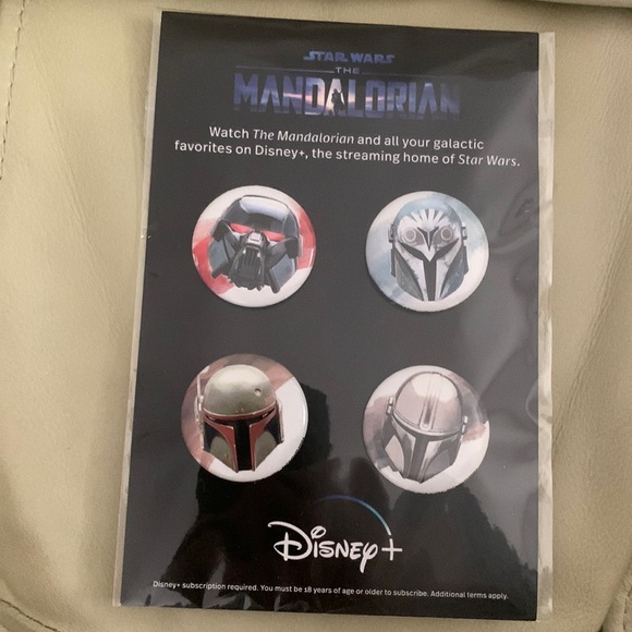 Star Wars | Accessories | Disney Star Wars Mandalorian Button Pins Set ...